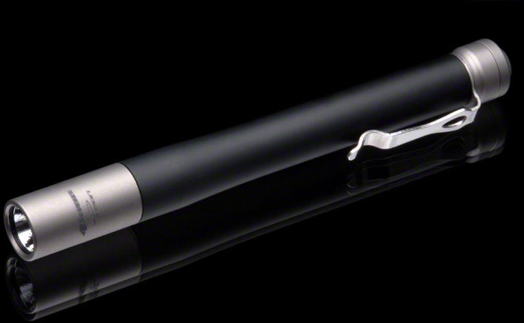 FOURSEVENS Preon 2 Black Titanium Gen 2, Cool White LED Flashlight, 192 ...