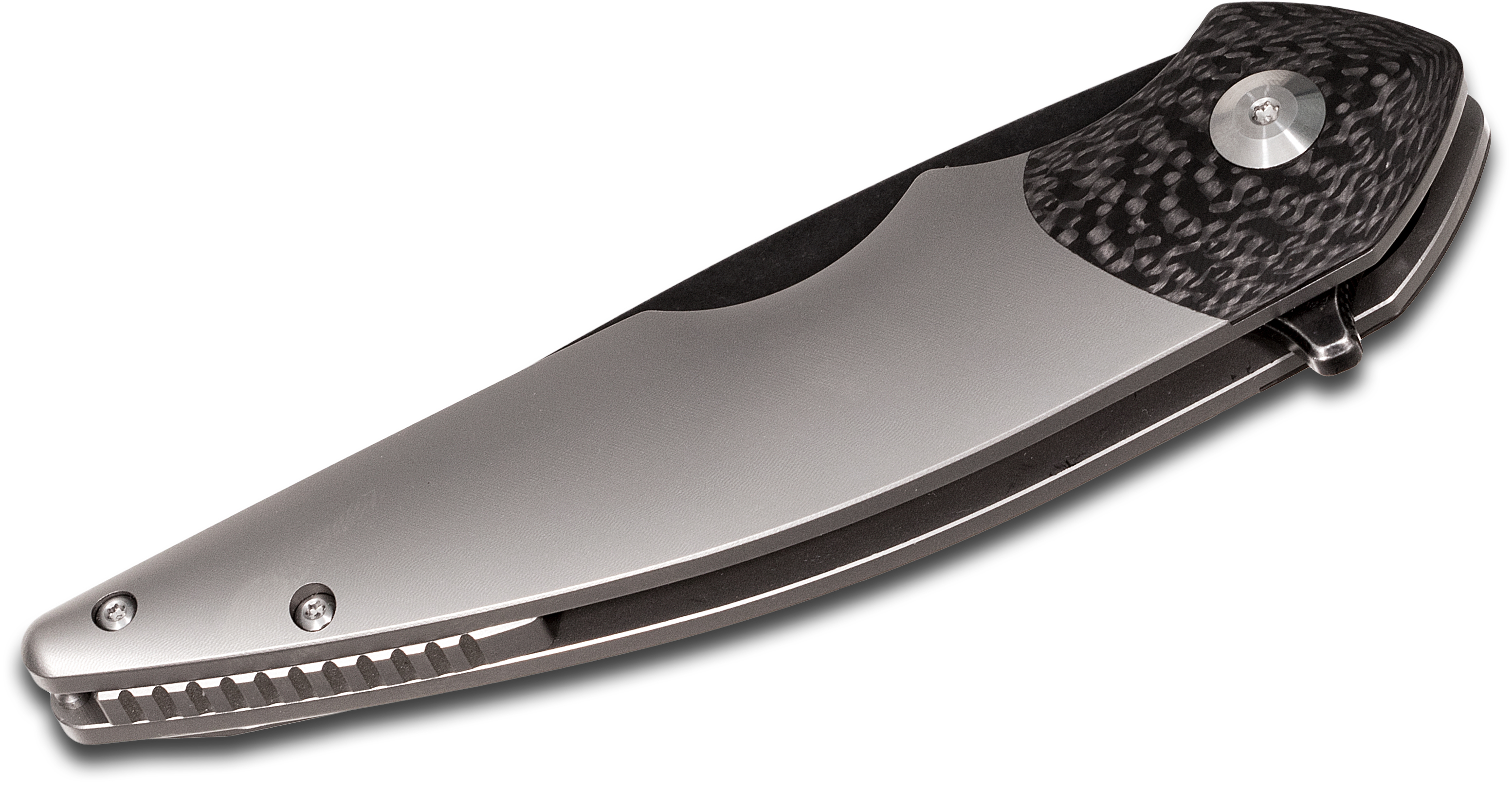 VDK Knives Pioneer of the Nile Flipper 4" S35VN Black Stonewashed Tanto ...