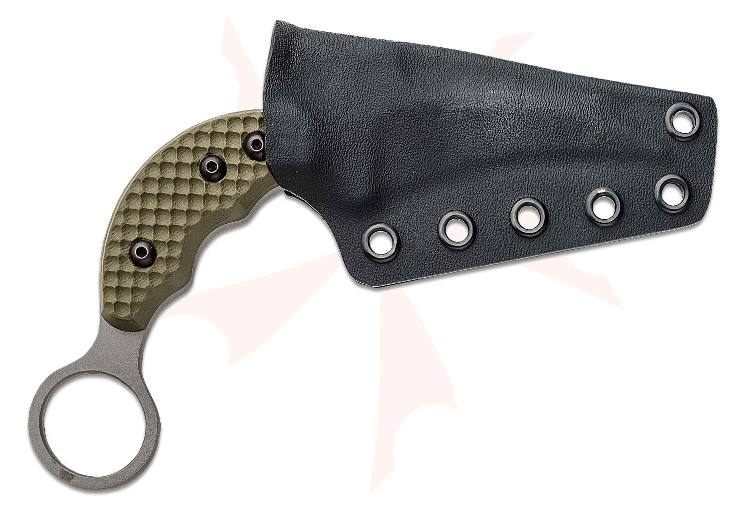 Attn2Detail Mercantile Custom Karambit Fixed Blade Knife 3.375" S35VN ...