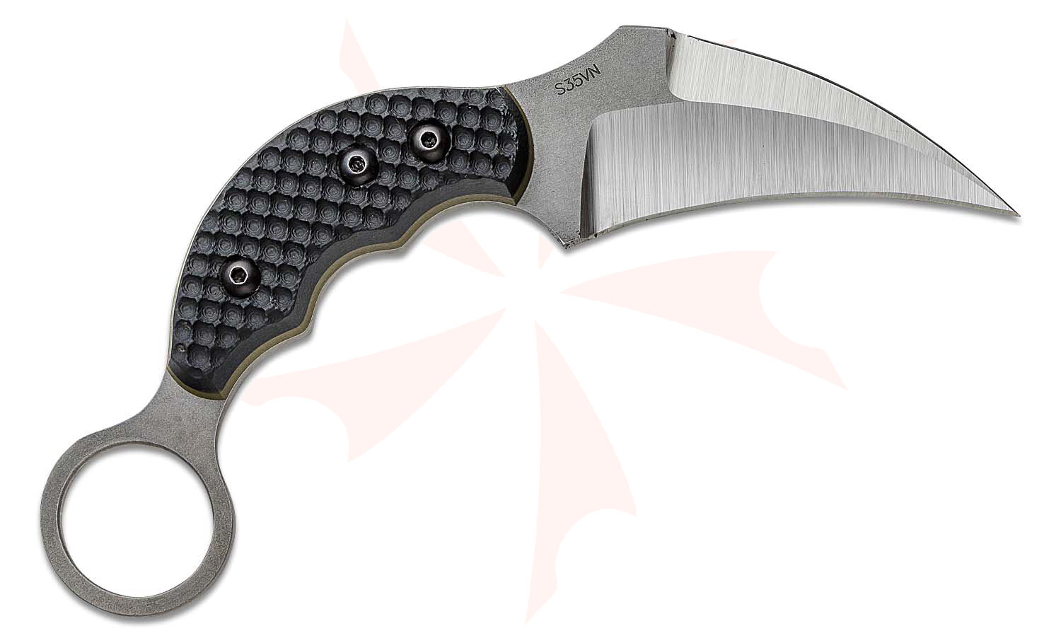 Attn2Detail Mercantile Custom Karambit Fixed Blade Knife 3.375" S35VN ...