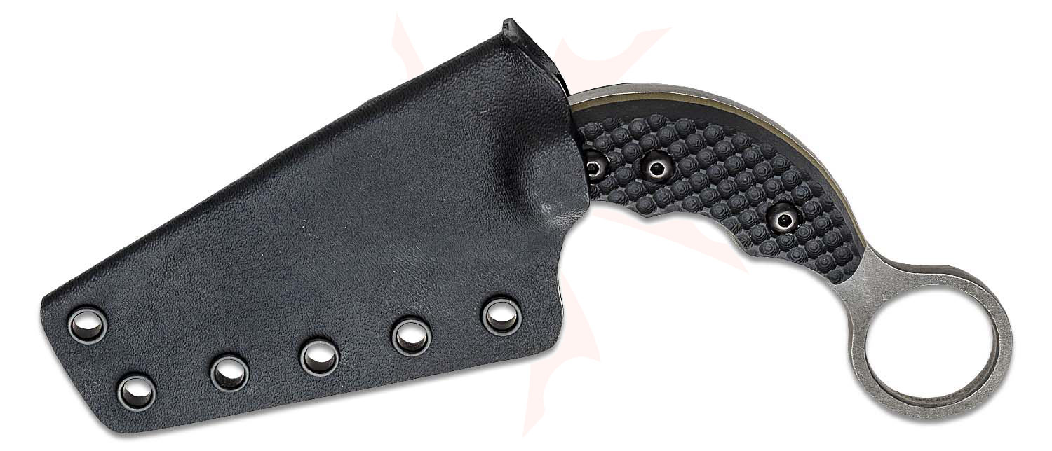 Attn2Detail Mercantile Custom Karambit Fixed Blade Knife 3.375" S35VN ...