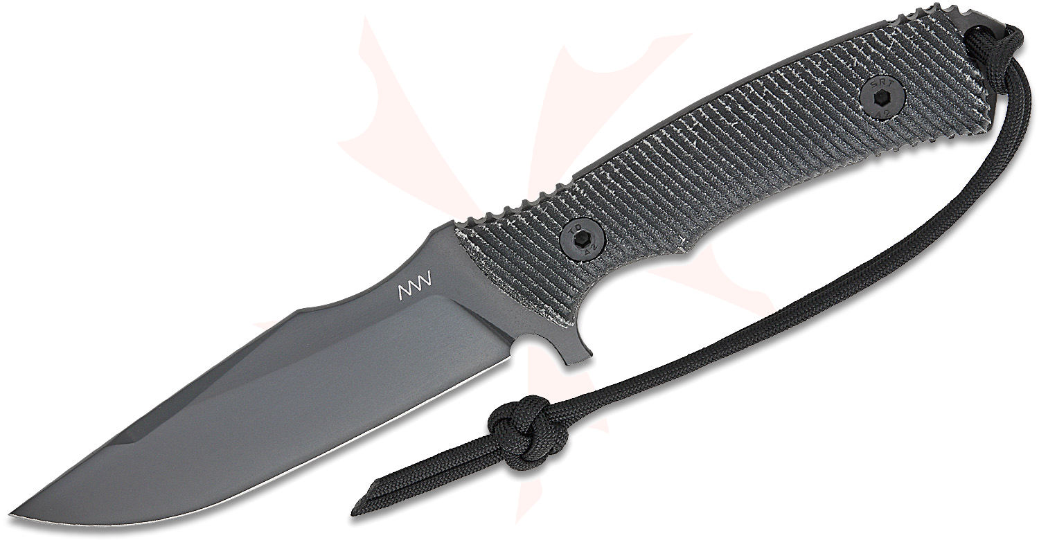 Acta Non Verba M311 Comp Fixed Blade Knife 4.5" Elmax Black DLC Clip ...
