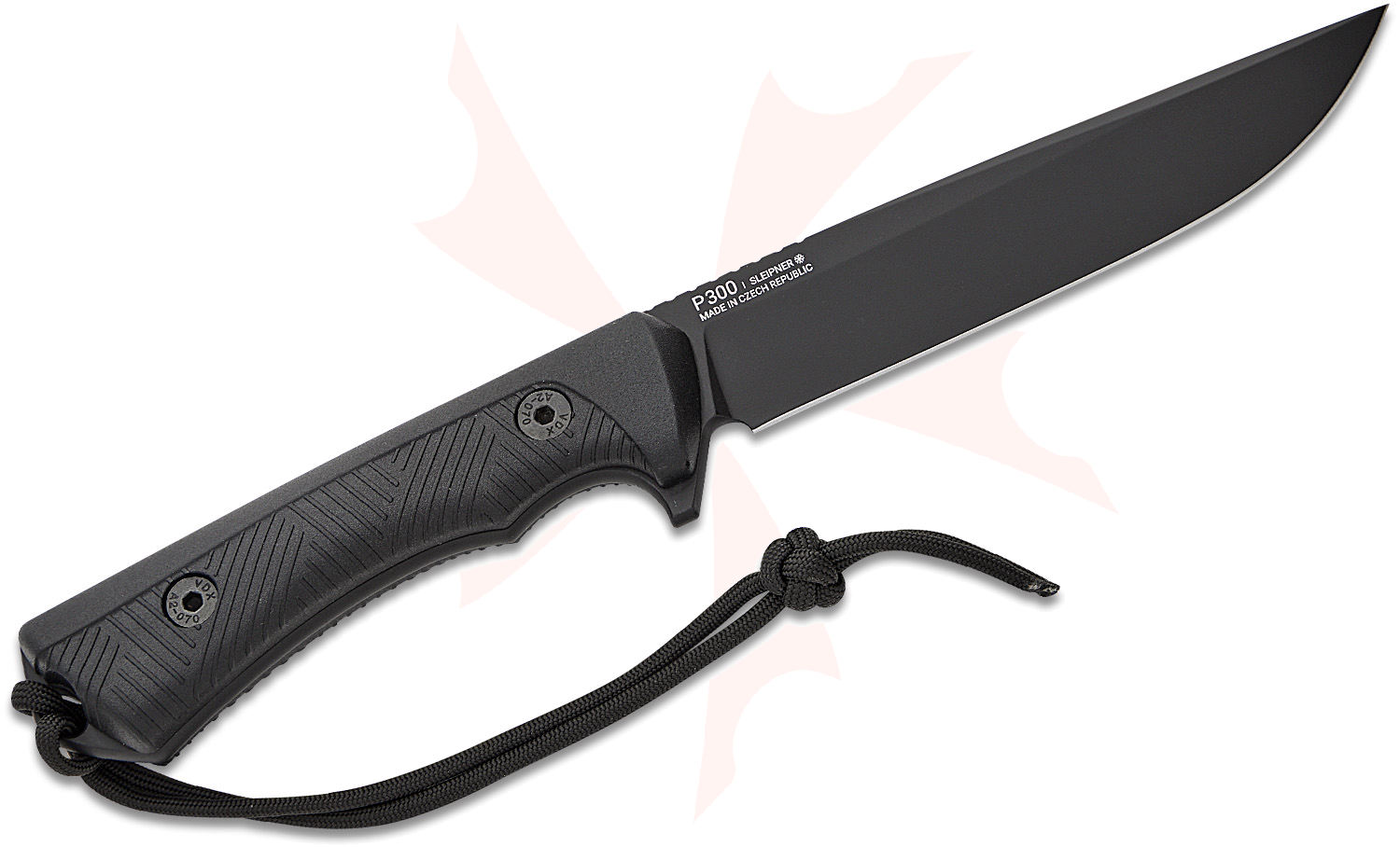 Acta Non Verba P300 Fixed Blade Knife 5.1" Sleipner Black Clip Point ...