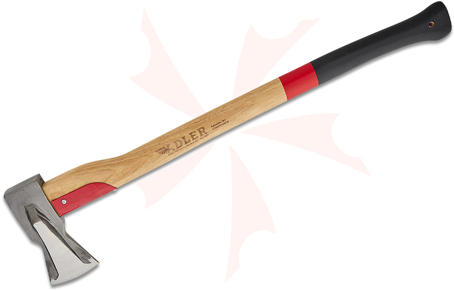 Adler The Long Splitter Axe, 31.5" Overall, American Hickory Handle ...