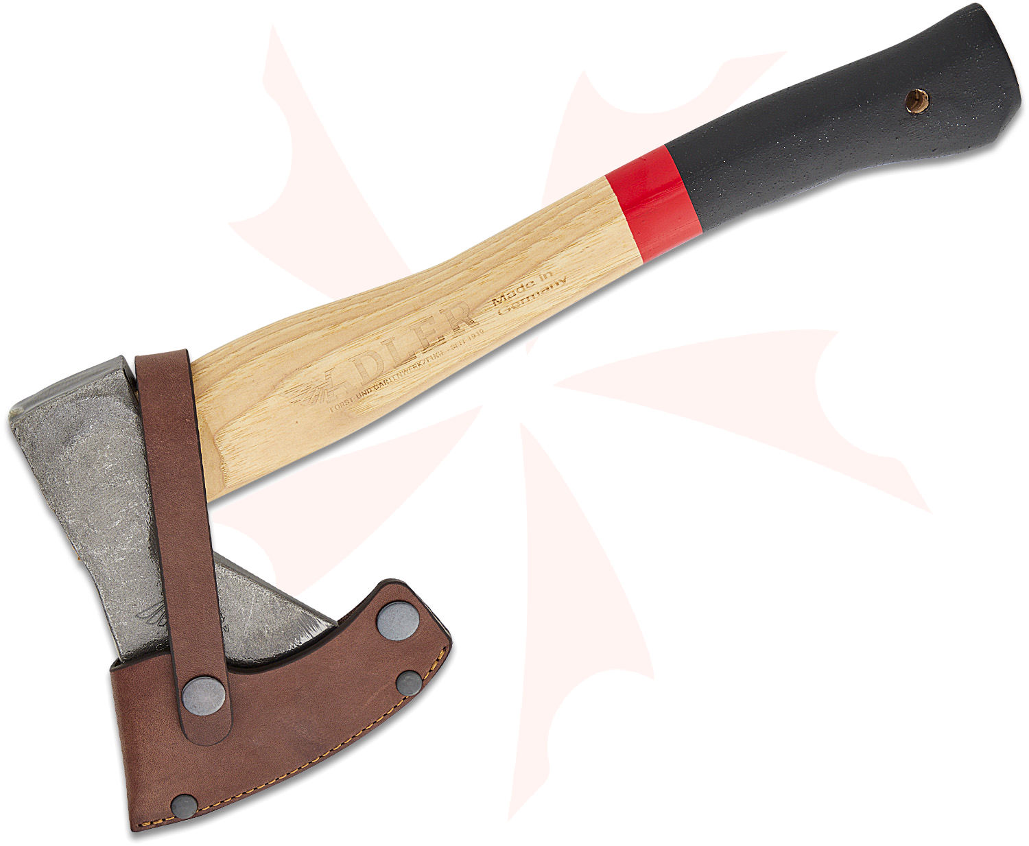 Adler The Rheinland Hatchet, 14" Overall, American Hickory Handle with ...