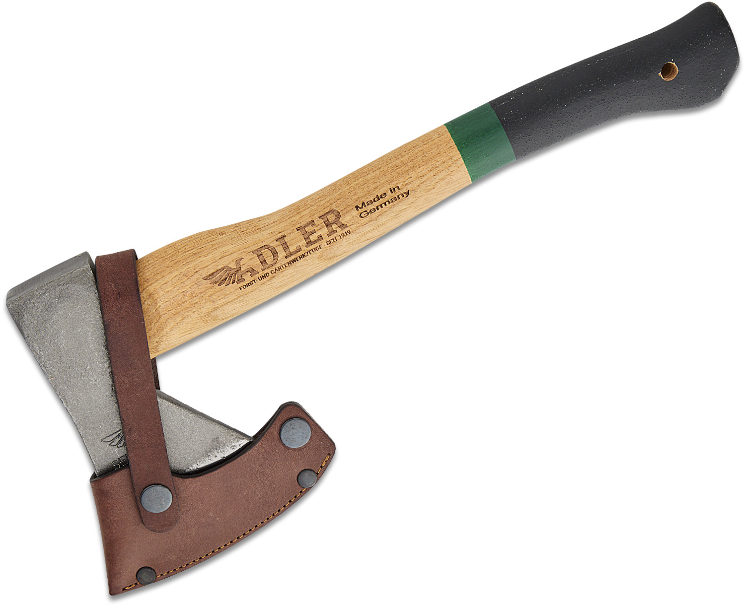 Adler The Rheinland Hatchet, 14" Overall, American Hickory Handle with ...