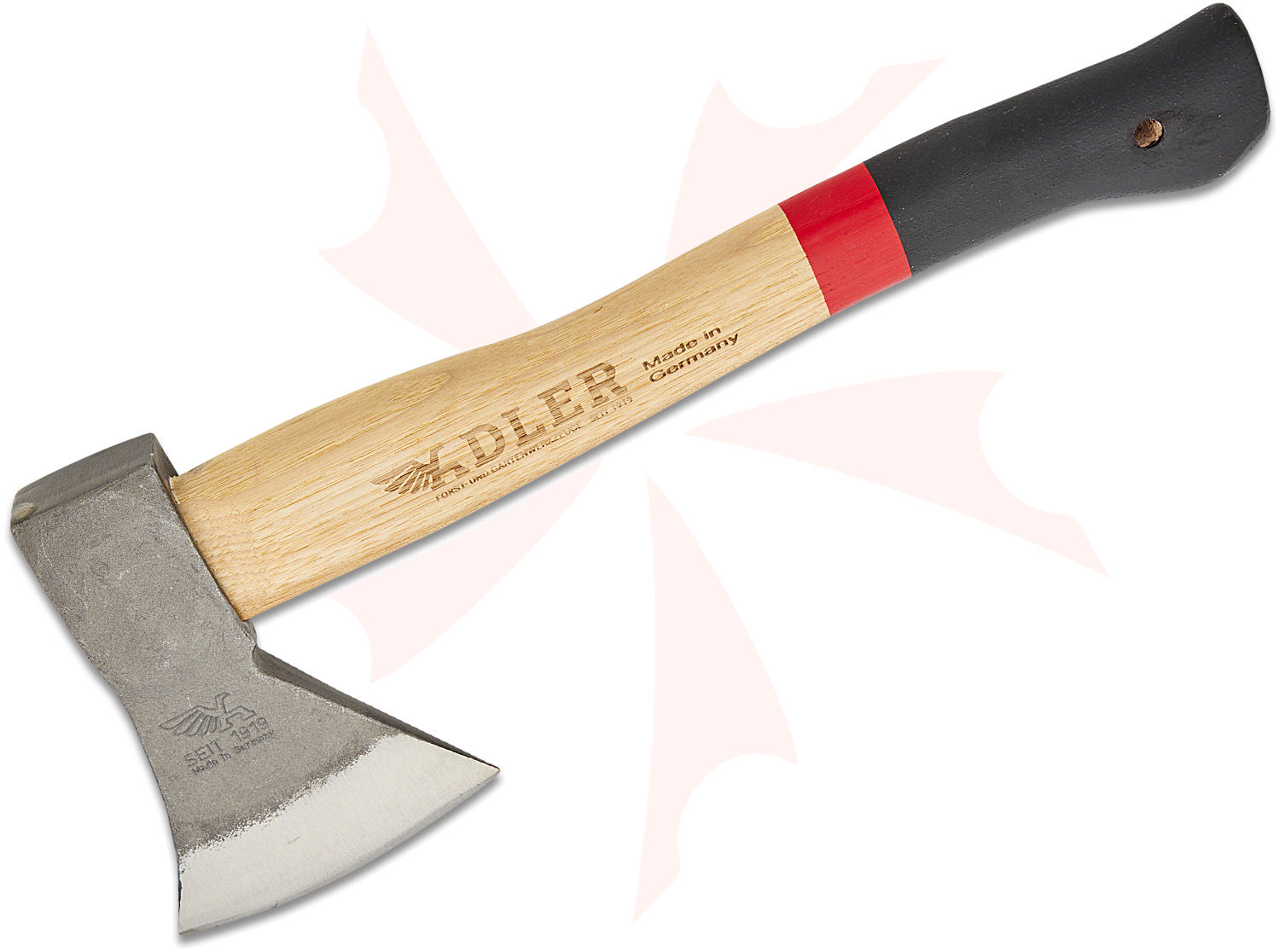 Adler The Rheinland Hatchet Gift Set, 14" Overall, American Hickory ...