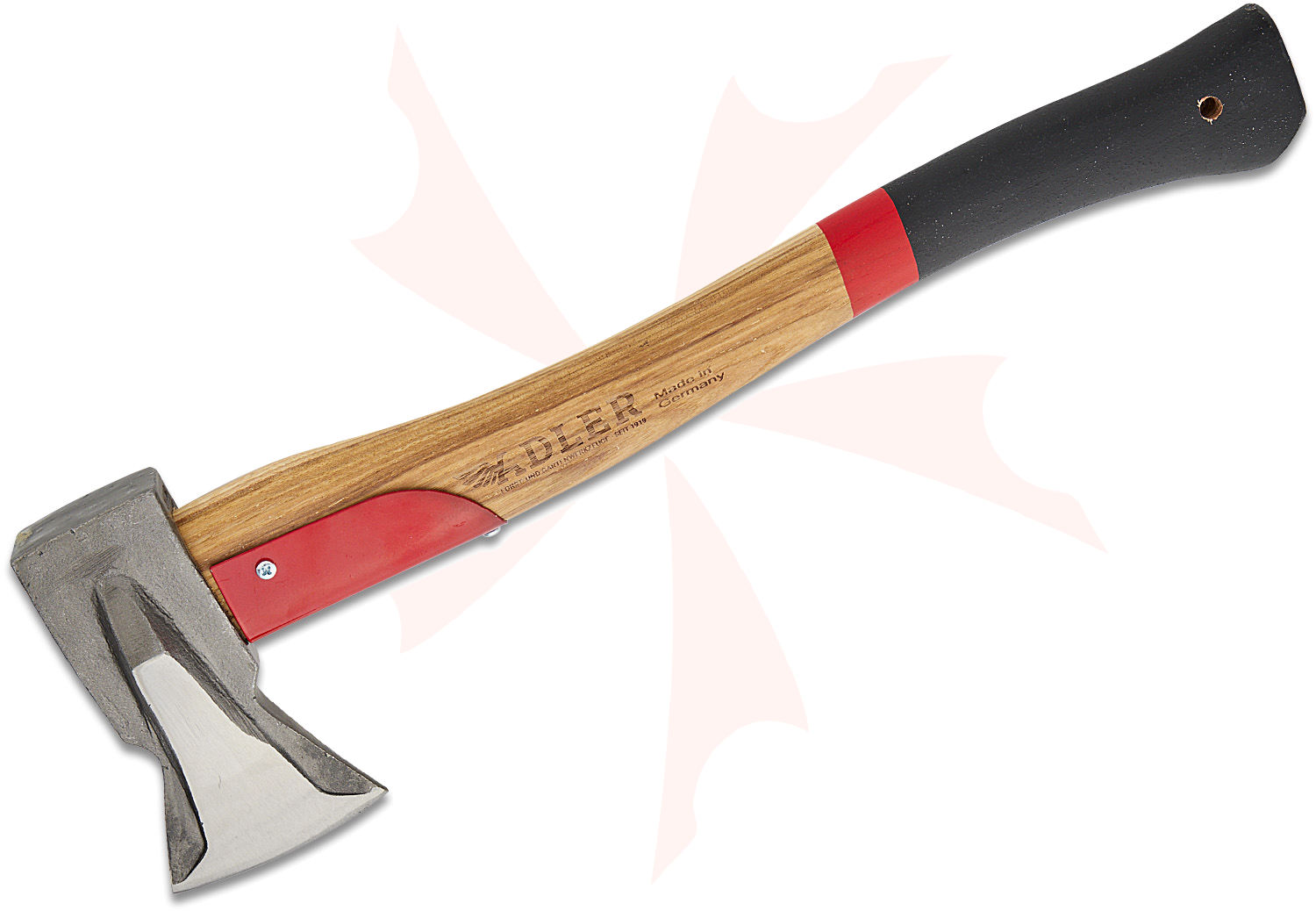 Adler The Short Splitter Axe, 19.6" Overall, American Hickory Handle ...