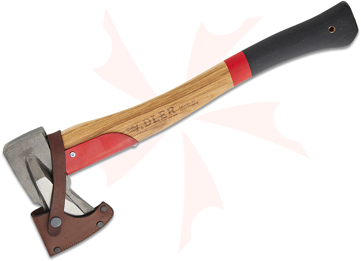 Adler The Short Splitter Axe, 19.6" Overall, American Hickory Handle ...