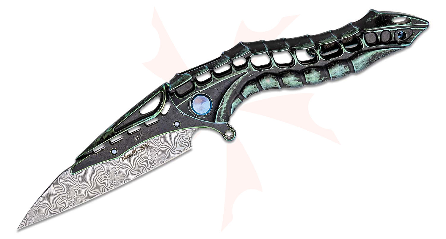Andre De Villiers Knives Production Alien Flipper Knife 3.375 ...