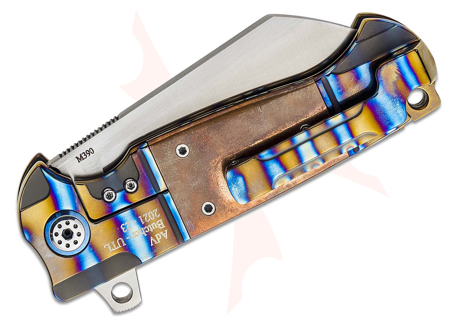 Andre De Villiers Knives Butcher UTL Flipper Knife 4" M390 Satin ...