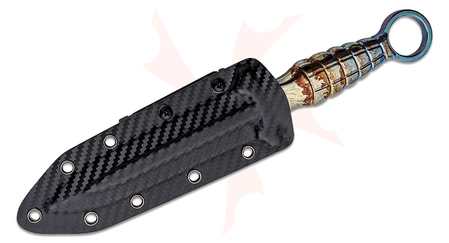 Andre De Villiers Knives Brutus Ring Dagger Fixed Blade Knife 5.5 ...
