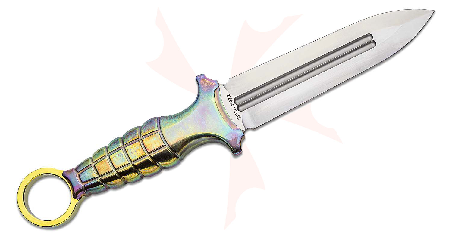 Andre De Villiers Knives Brutus Ring Dagger Fixed Blade Knife 5.5 ...