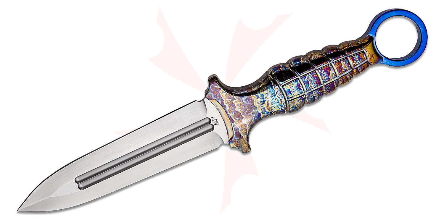 Andre De Villiers Knives Brutus Ring Dagger Fixed Blade Knife 5.5 ...