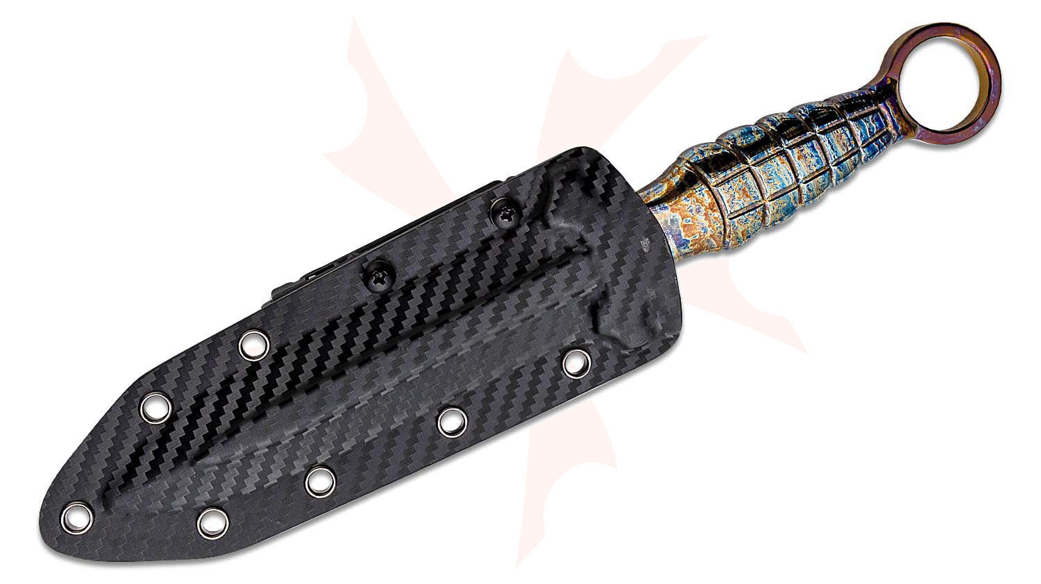 Andre De Villiers Knives Brutus Ring Dagger Fixed Blade Knife 5.5 ...