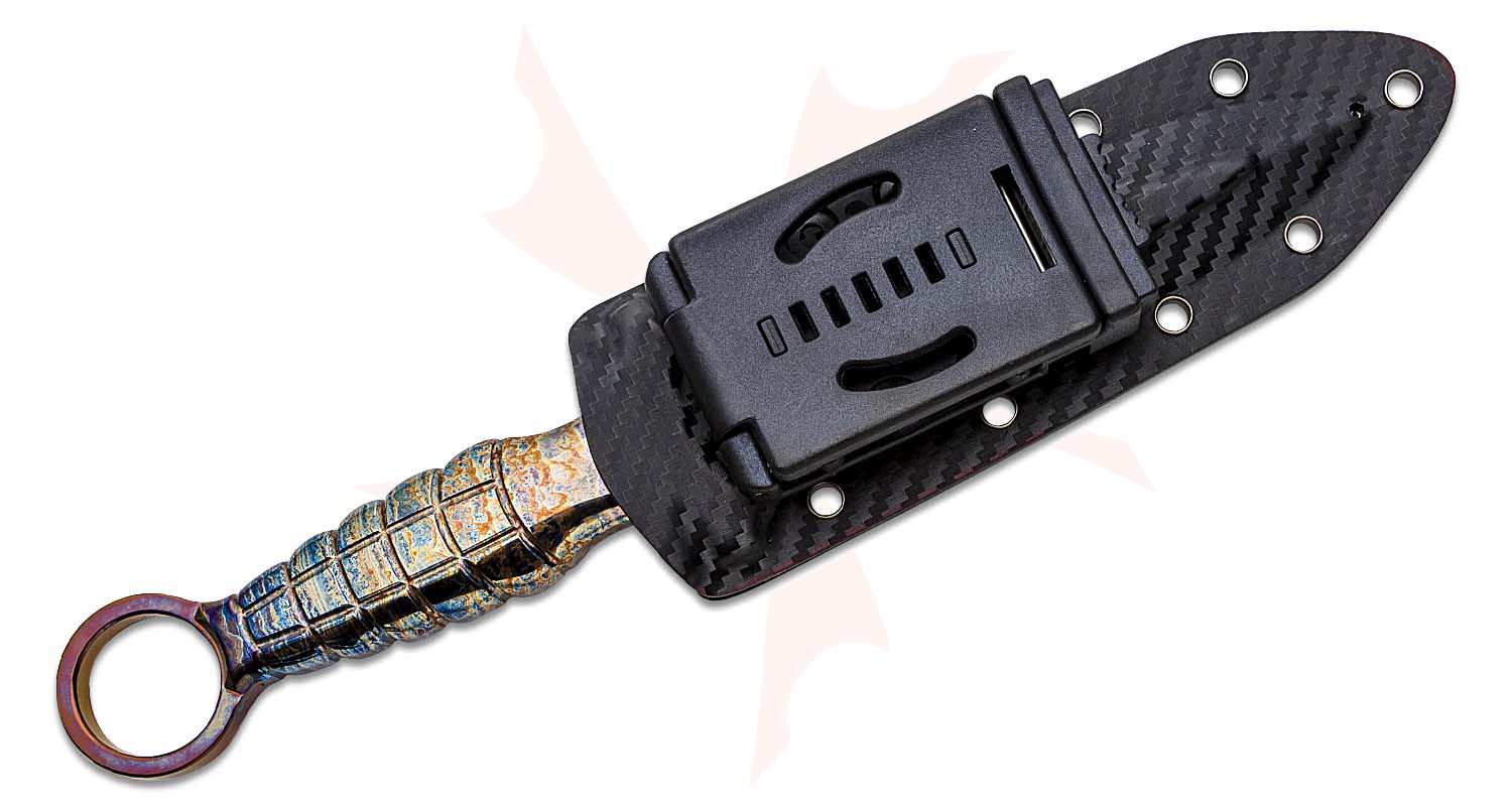 Andre De Villiers Knives Brutus Ring Dagger Fixed Blade Knife 5.5 ...