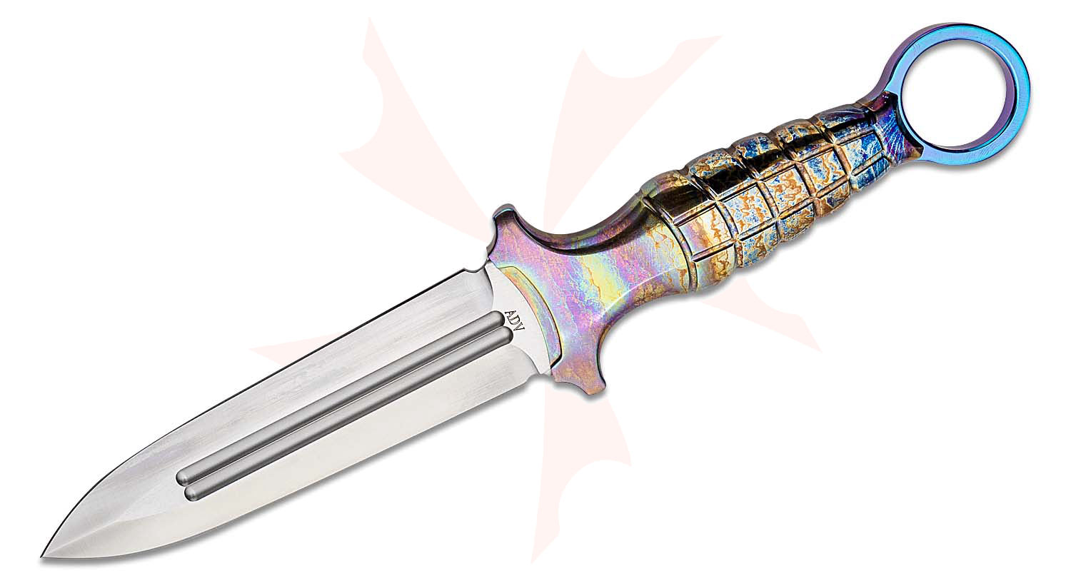 Andre De Villiers Knives Brutus Ring Dagger Fixed Blade Knife 5.5 ...