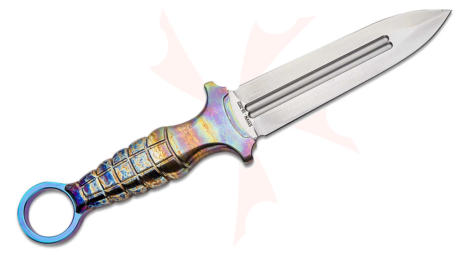 Andre De Villiers Knives Brutus Ring Dagger Fixed Blade Knife 5.5 ...