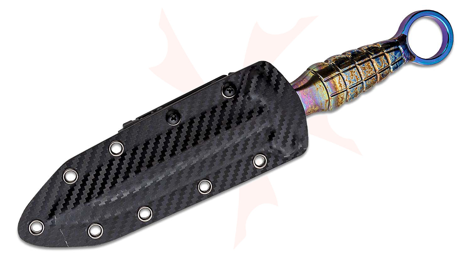 Andre De Villiers Knives Brutus Ring Dagger Fixed Blade Knife 5.5 ...