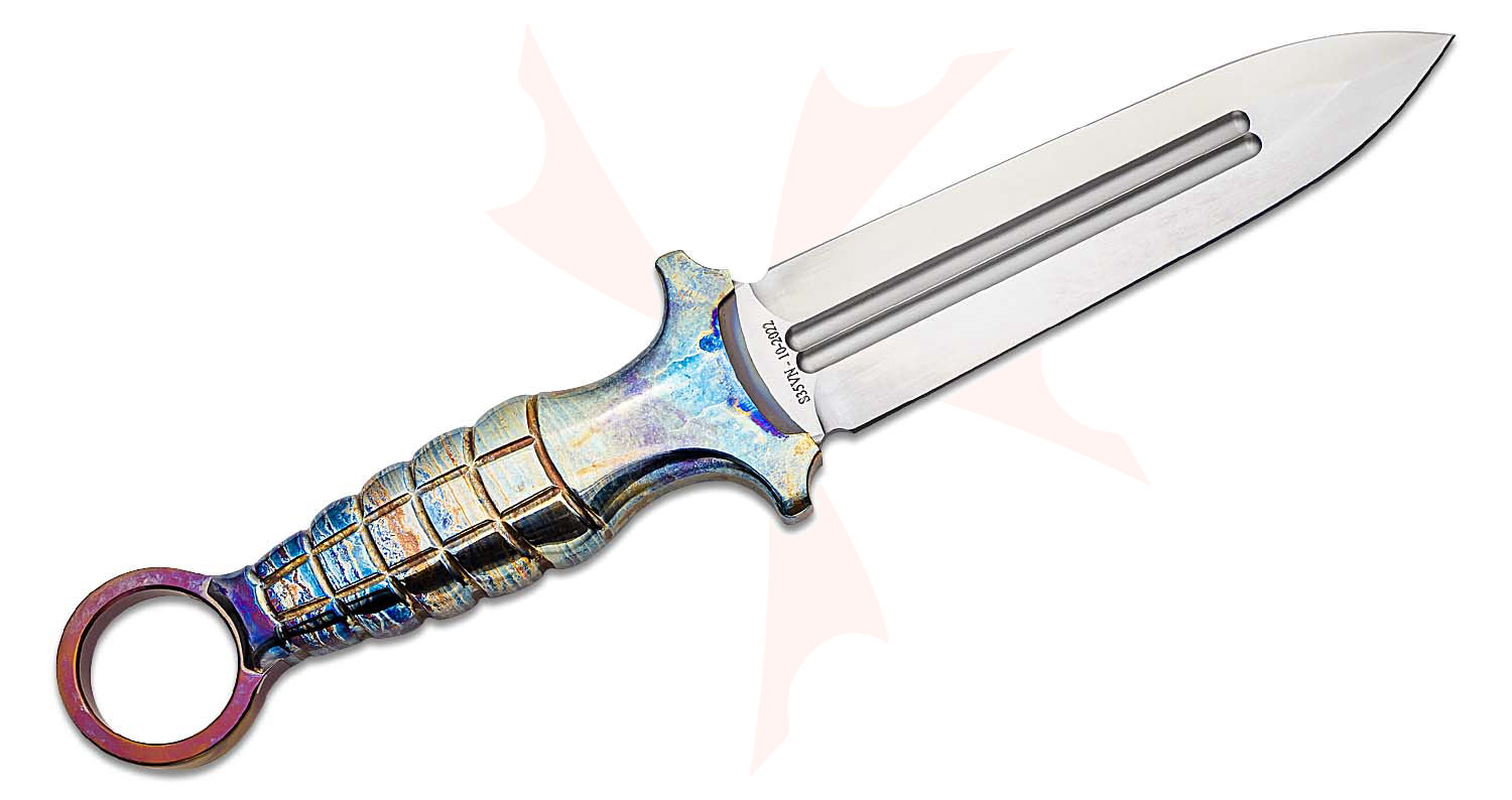 Andre De Villiers Knives Brutus Ring Dagger Fixed Blade Knife 5.5 ...