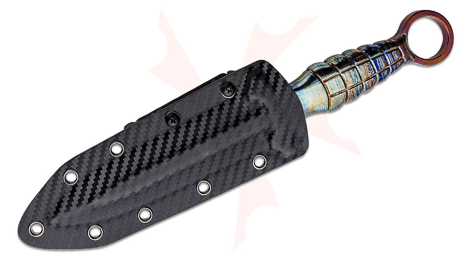 Andre De Villiers Knives Brutus Ring Dagger Fixed Blade Knife 5.5 ...