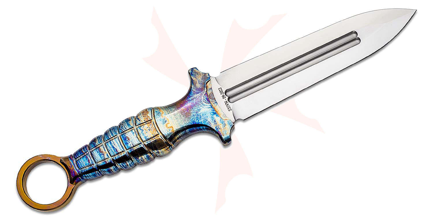 Andre De Villiers Knives Brutus Ring Dagger Fixed Blade Knife 5.5 ...