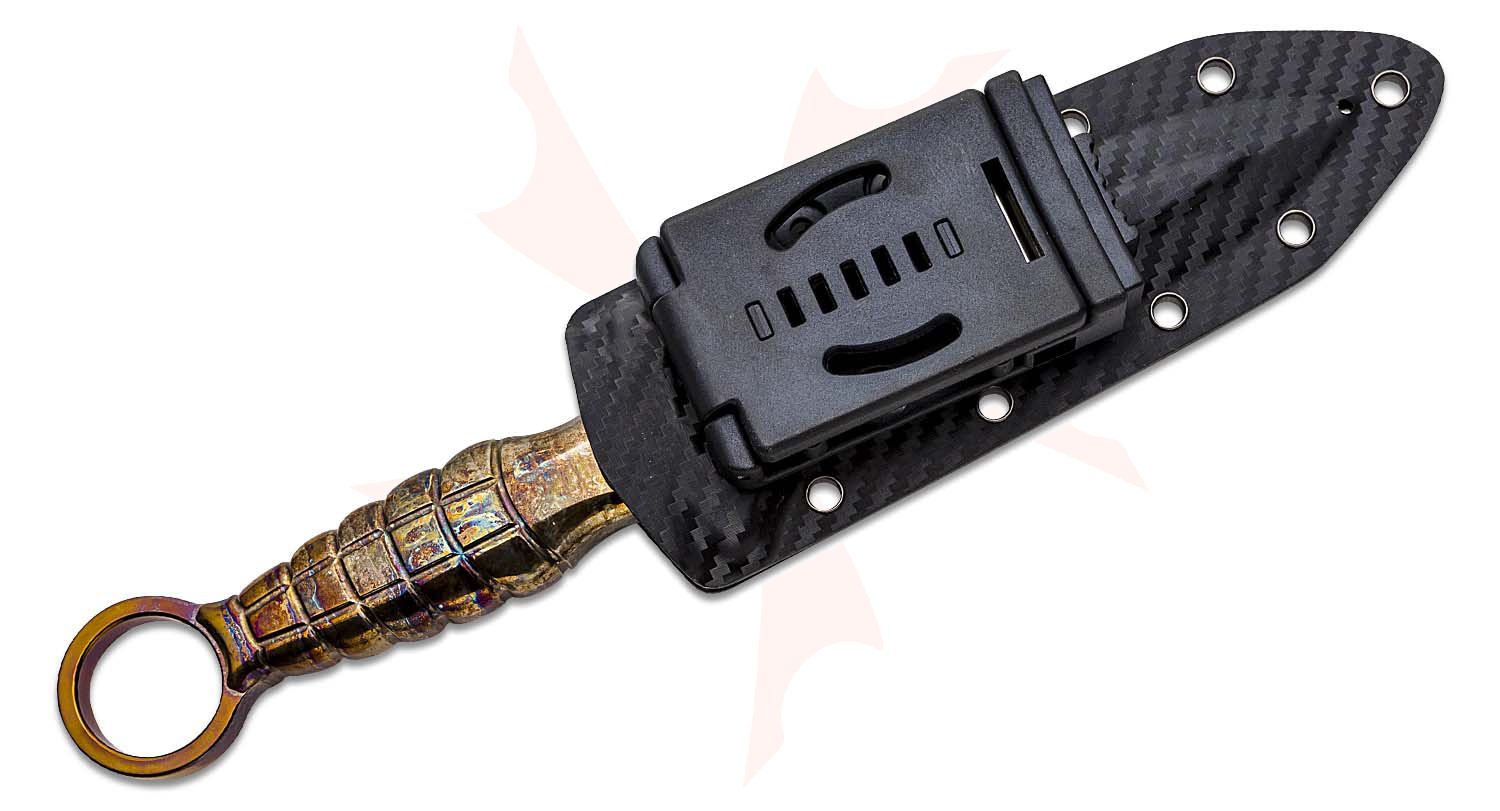 Andre De Villiers Knives Brutus Ring Dagger Fixed Blade Knife 5.5 ...