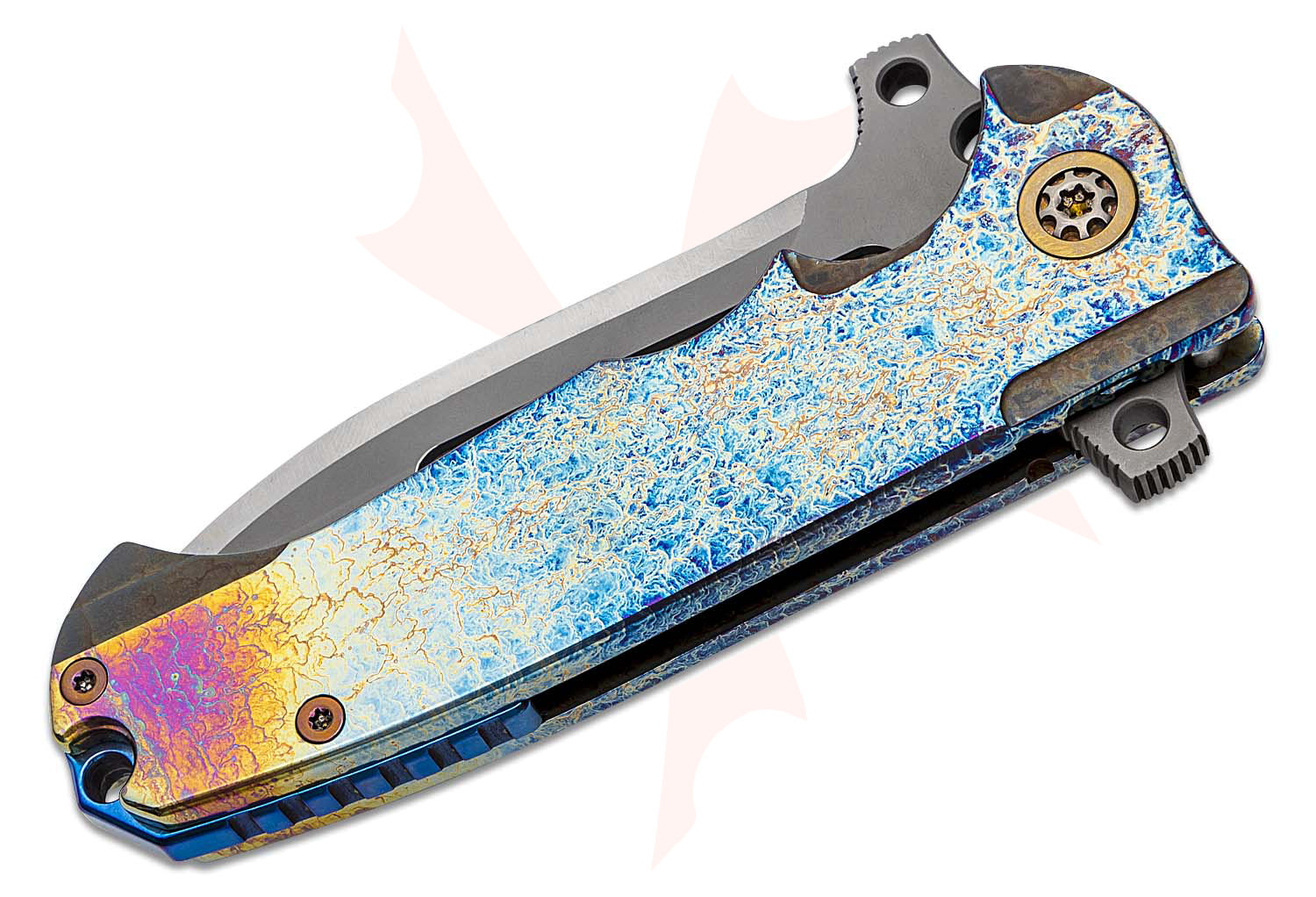 Andre De Villiers Knives DF Double Flipper Knife 3.75" N690 Two-Tone ...