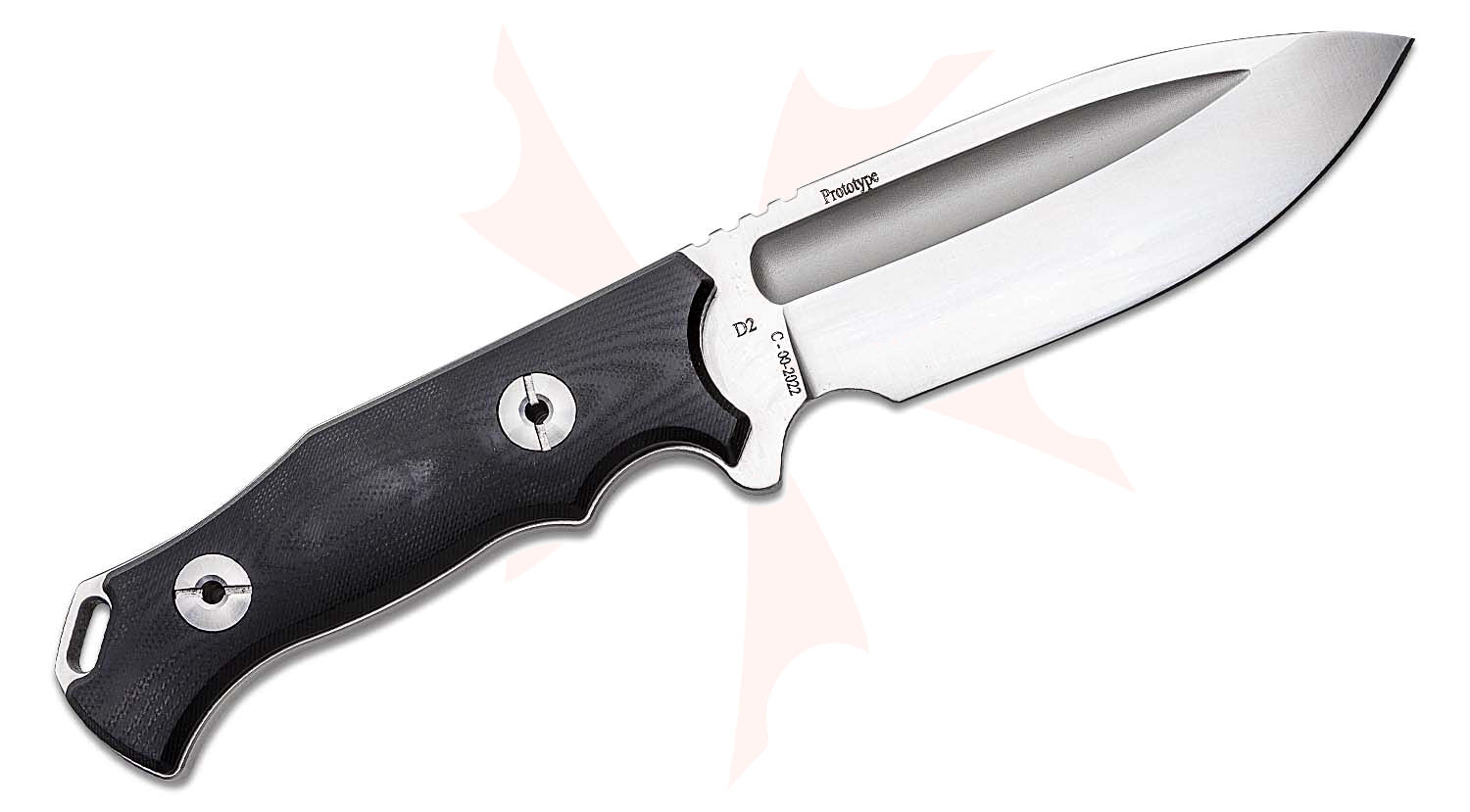 Andre De Villiers Knives Kudu Hunter Prototype Fixed Blade Knife 4.5 ...