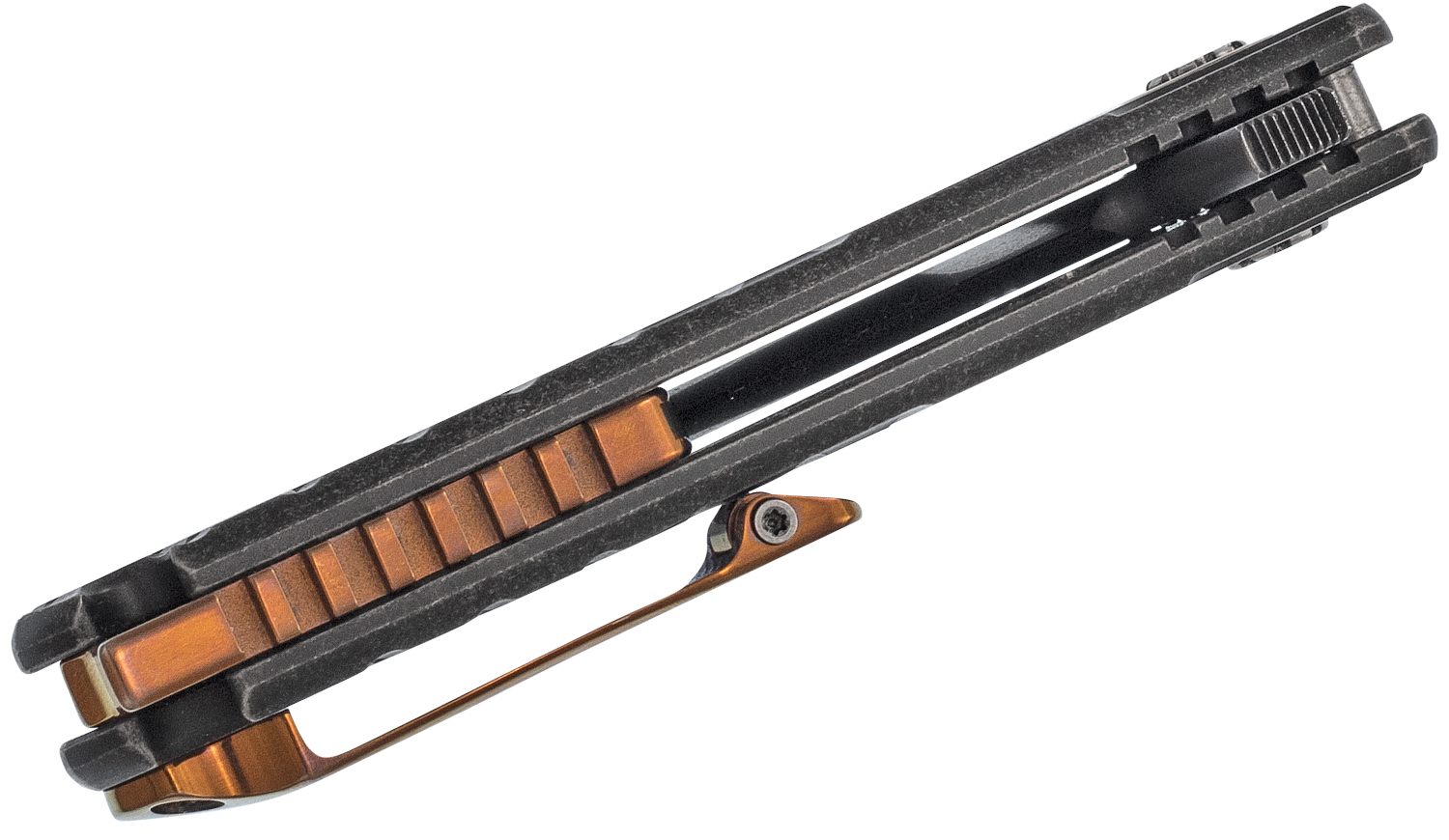 Andre De Villiers Knives Mini Cleaver Flipper Knife 3.25" S35VN Black ...