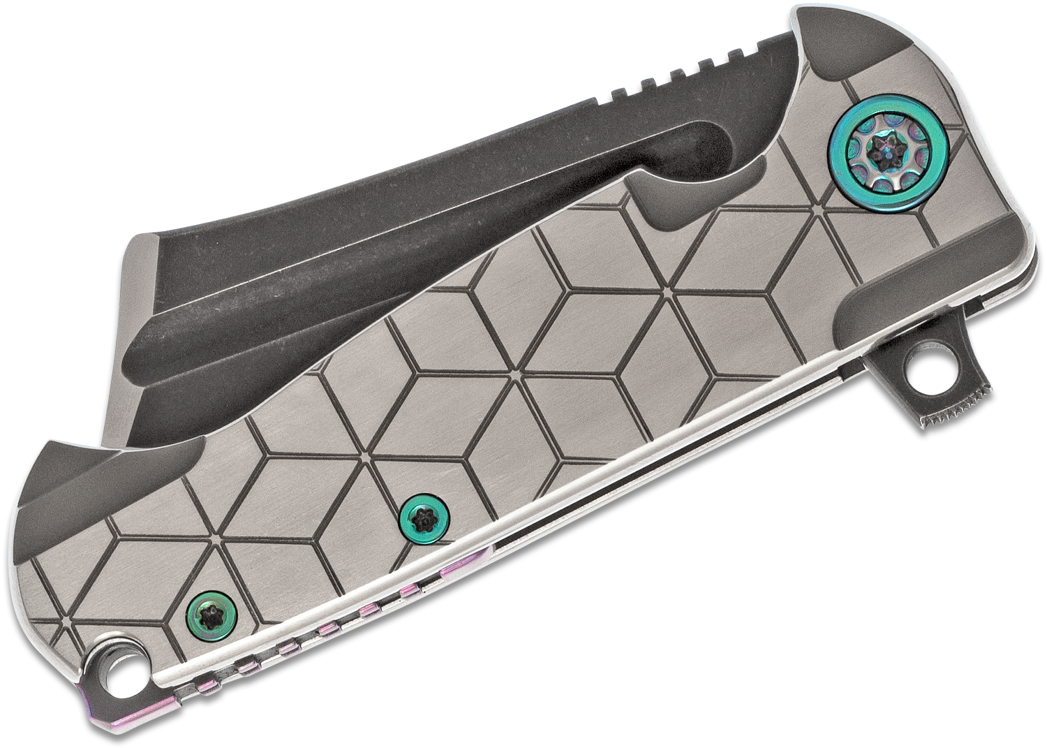 Andre De Villiers Knives Mini Cleaver Flipper Knife 3.25" S35VN Black ...