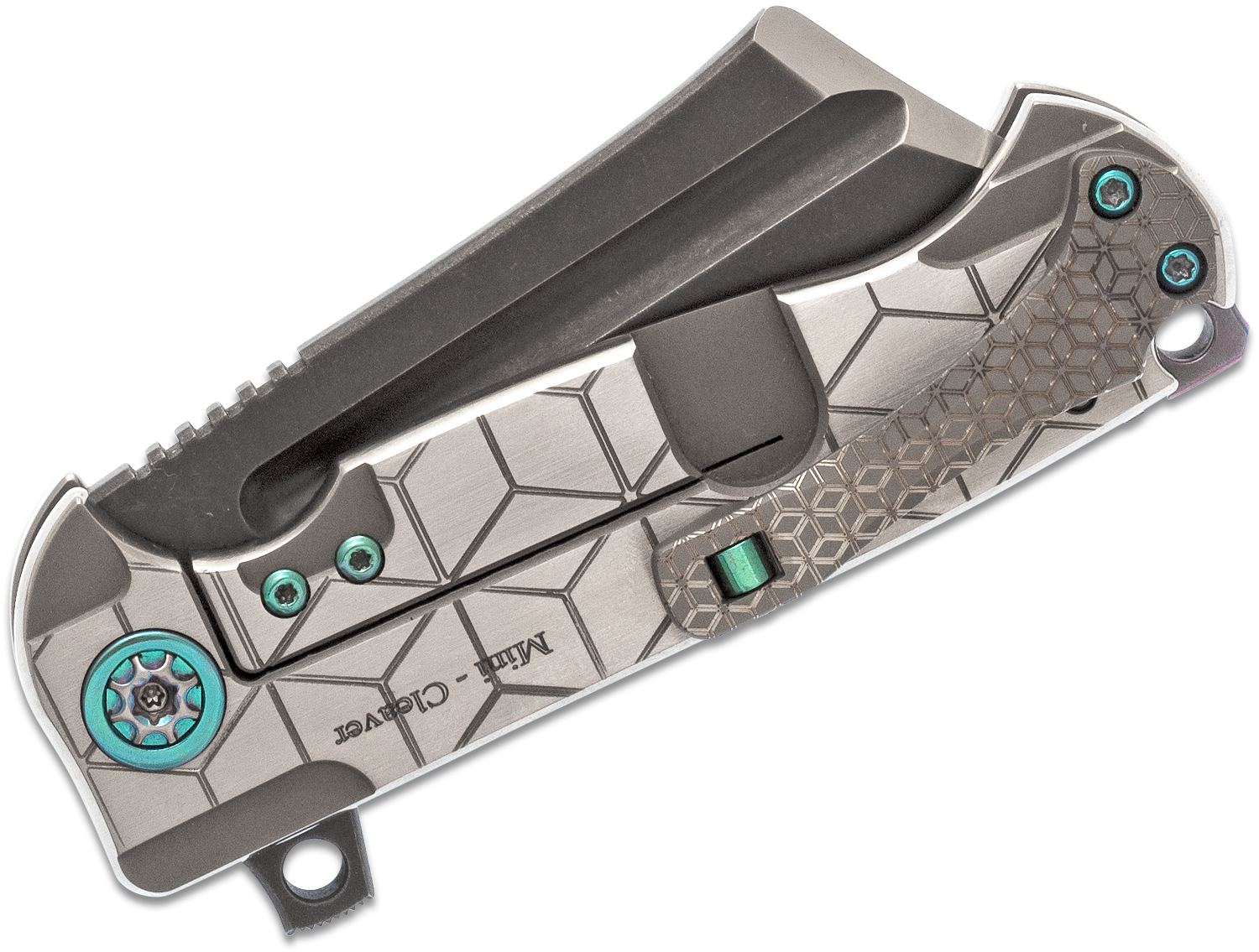 Andre De Villiers Knives Mini Cleaver Flipper Knife 3.25" S35VN Black ...