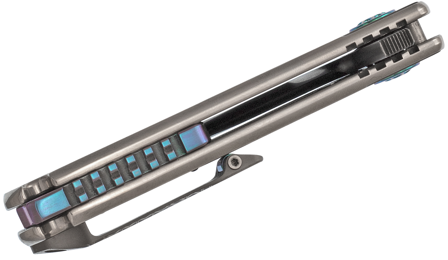 Andre De Villiers Knives Mini Cleaver Flipper Knife 3.25" S35VN Black ...