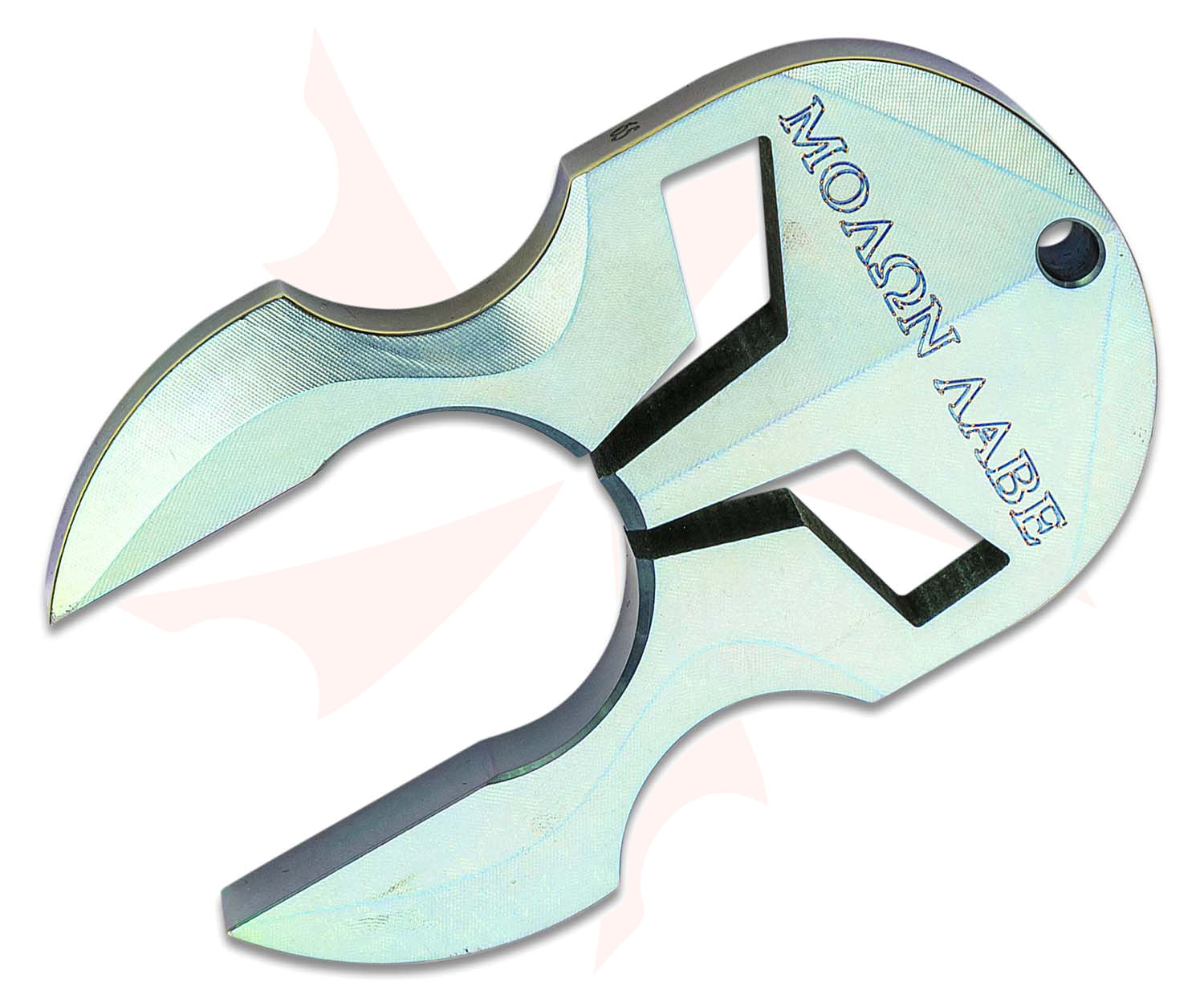 Andre De Villiers Knives Light Green Titanium Spartan Knuck Bottle ...