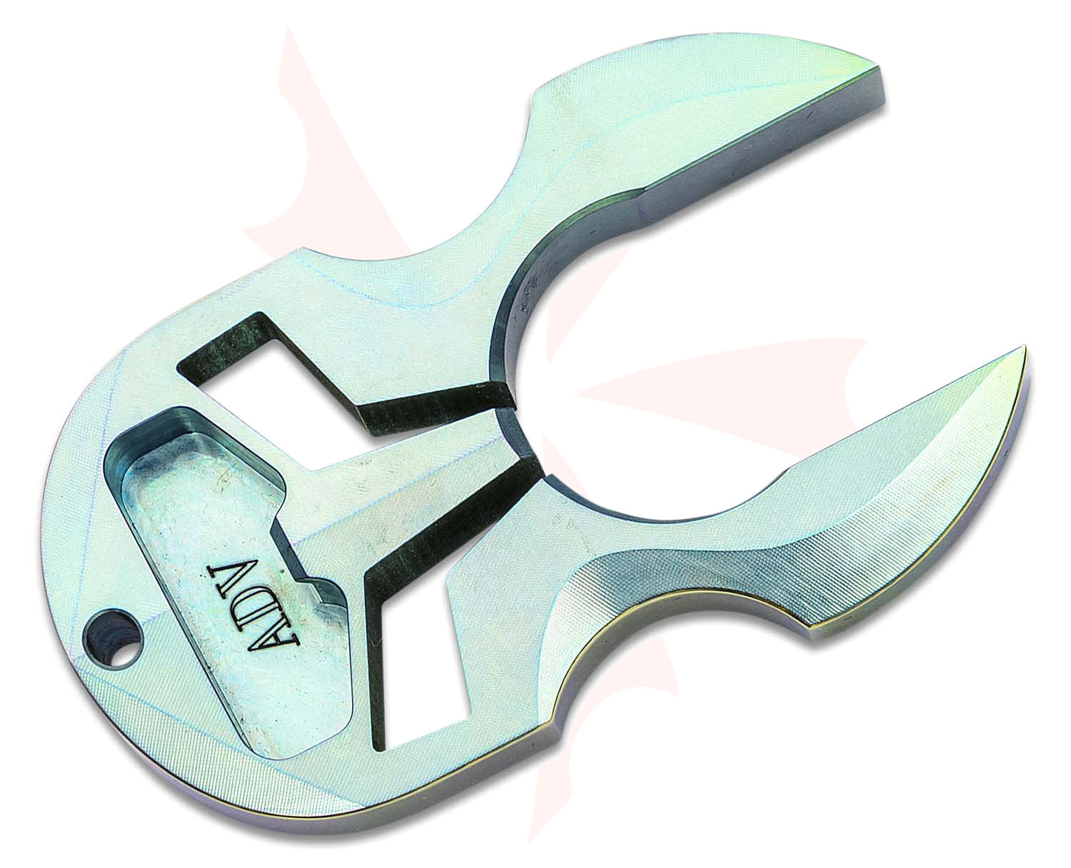 Andre De Villiers Knives Light Green Titanium Spartan Knuck Bottle ...