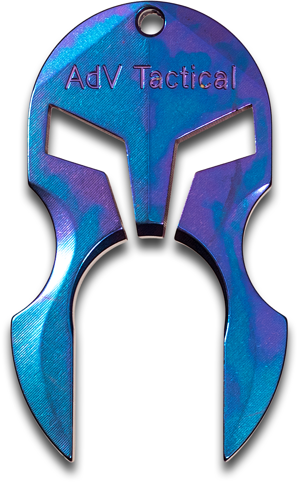 Andre De Villiers Knives Blurple Titanium Spartan Knuck - KnifeCenter ...
