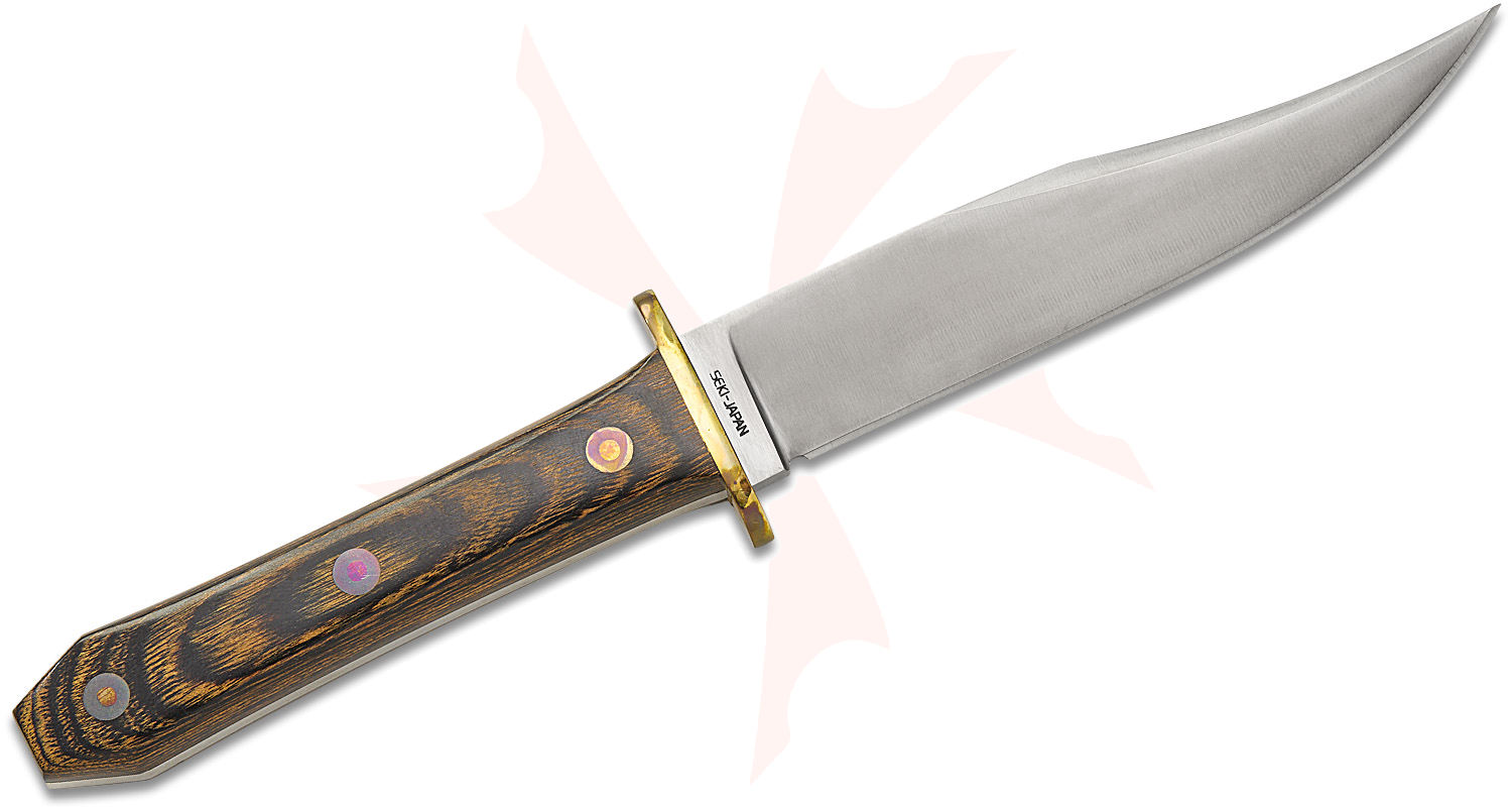 Al Mar Japan Vintage Mini Bowie Fixed Blade Knife 5.125" Satin Bowie ...