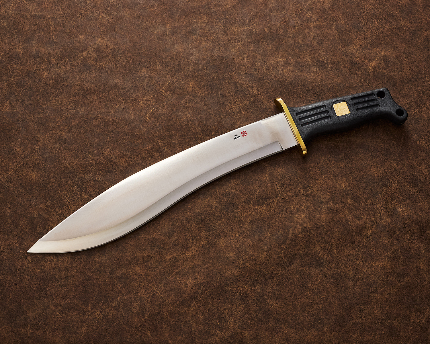 Al Mar Japan Vintage Pathfinder Quest I Fixed Blade Knife 13.75" Satin ...