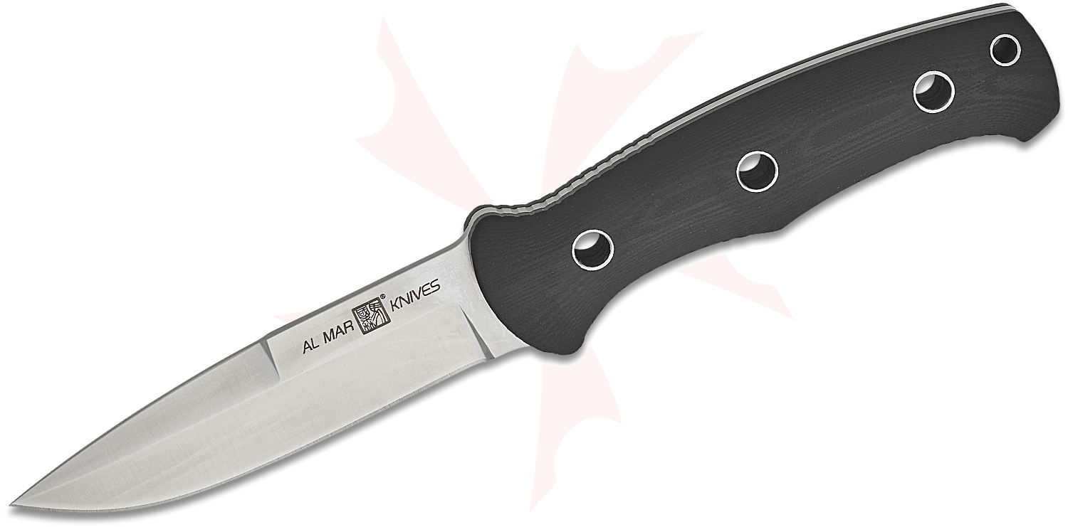 Al Mar SERE Operator 40 Fixed Blade Knife 4.00" D2 Satin Drop Point ...