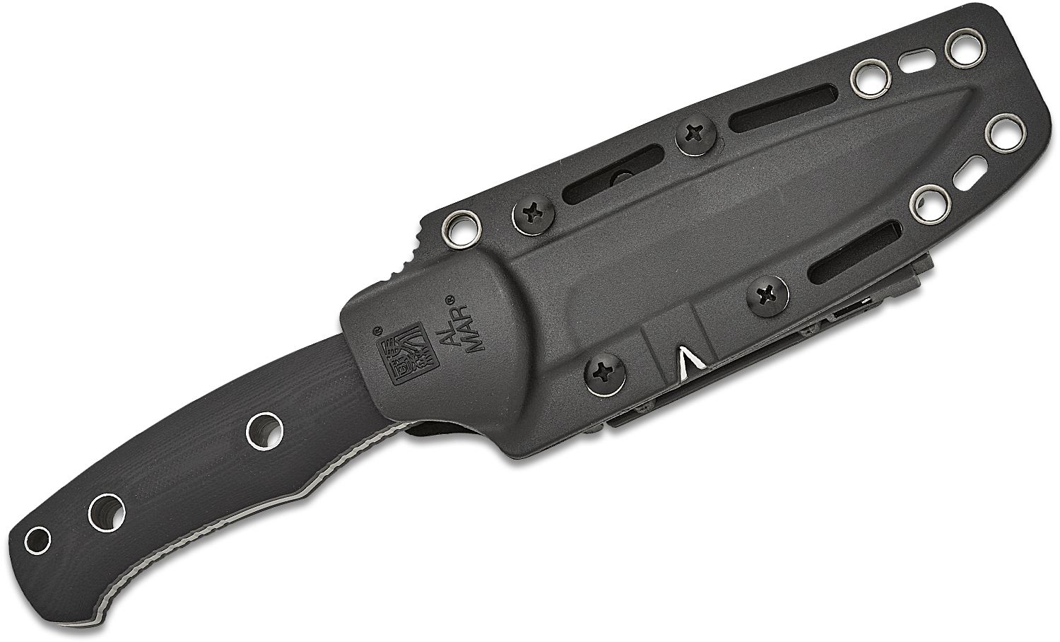 Al Mar SERE Operator 40 Fixed Blade Knife 4.00" D2 Satin Drop Point ...