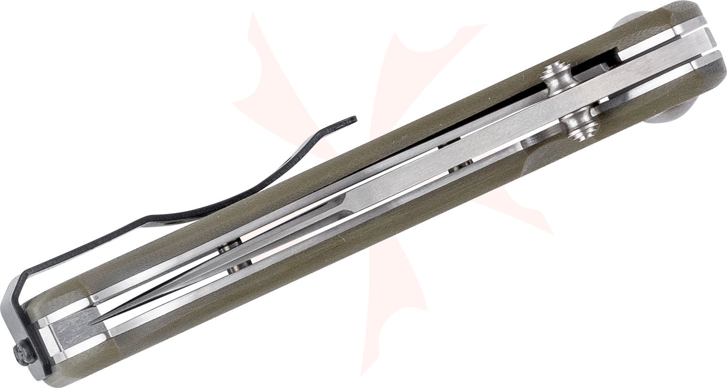 Al Mar MS2KOD Mini SERE 2000 Folding Knife 3" VG10 Satin Plain Blade ...