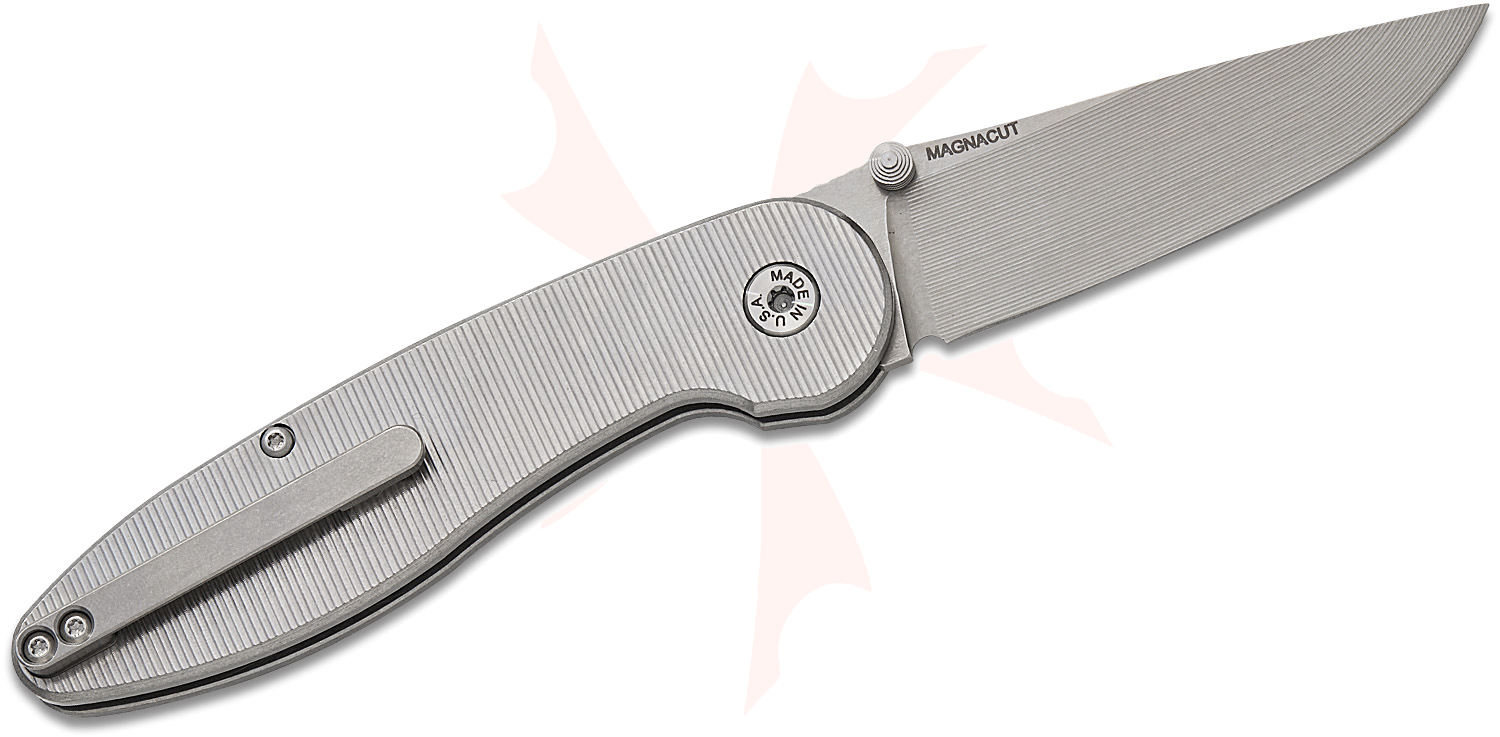 American Bladeworks Model 1 Button Lock Folding Knife 3.21" MagnaCut ...