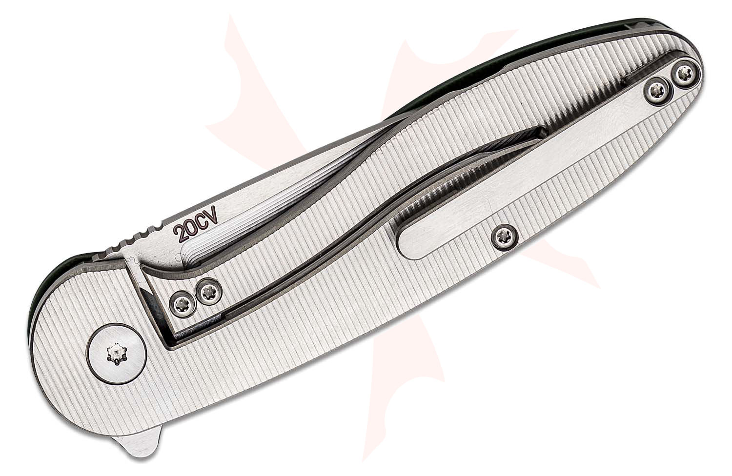 American Bladeworks Model 1 Flipper Knife 3.25" CPM-20CV Stonewashed ...