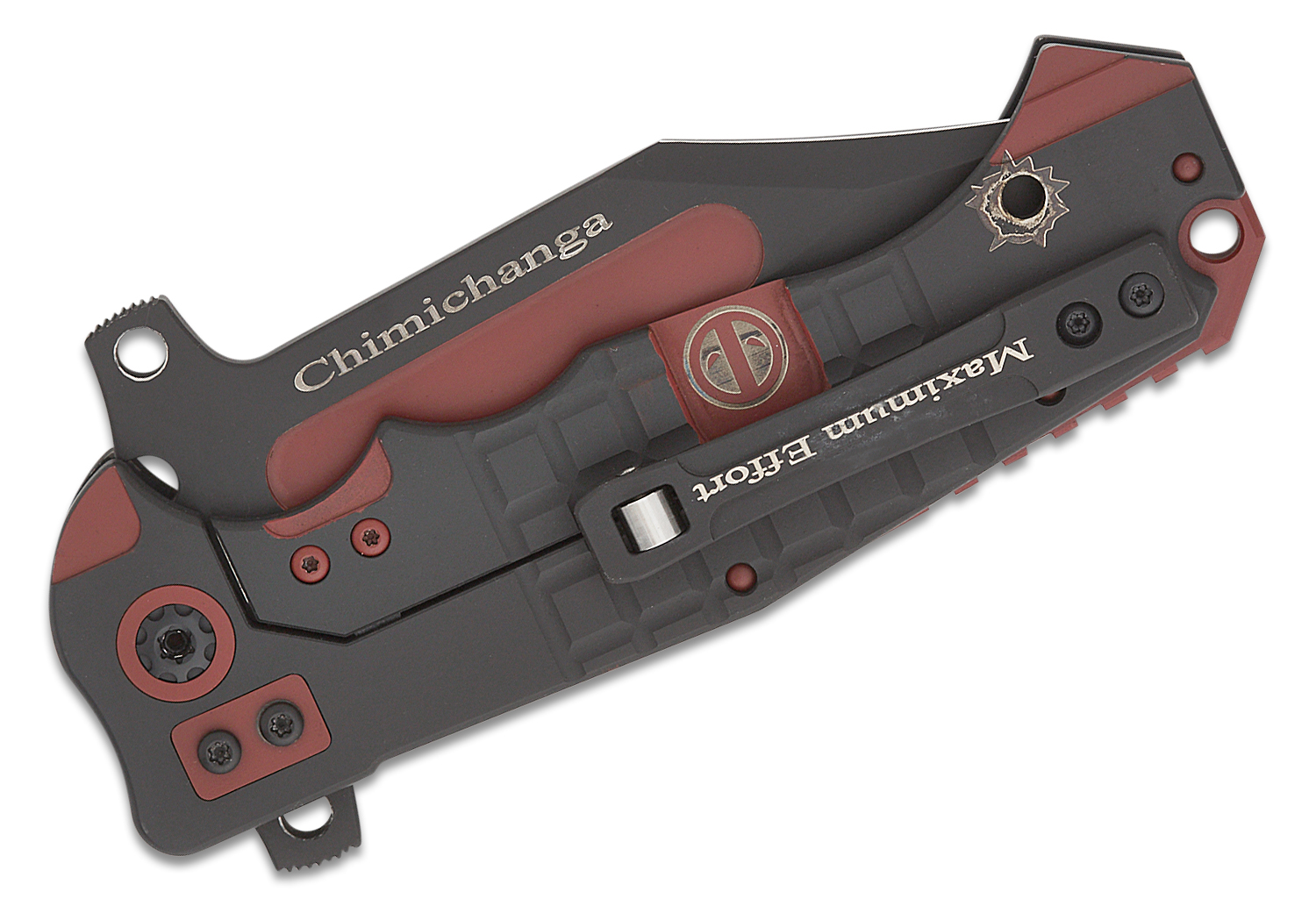 Andre De Villiers Knives Badlands Bowie Deadpool Frame Lock Flipper ...