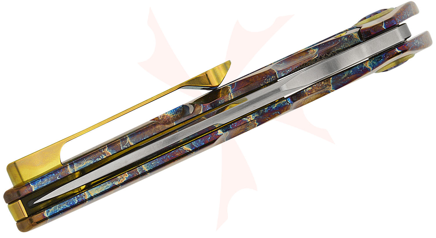 Andre De Villiers Knives Brawler Frame Lock Flipper Knife 3.875" M390 ...