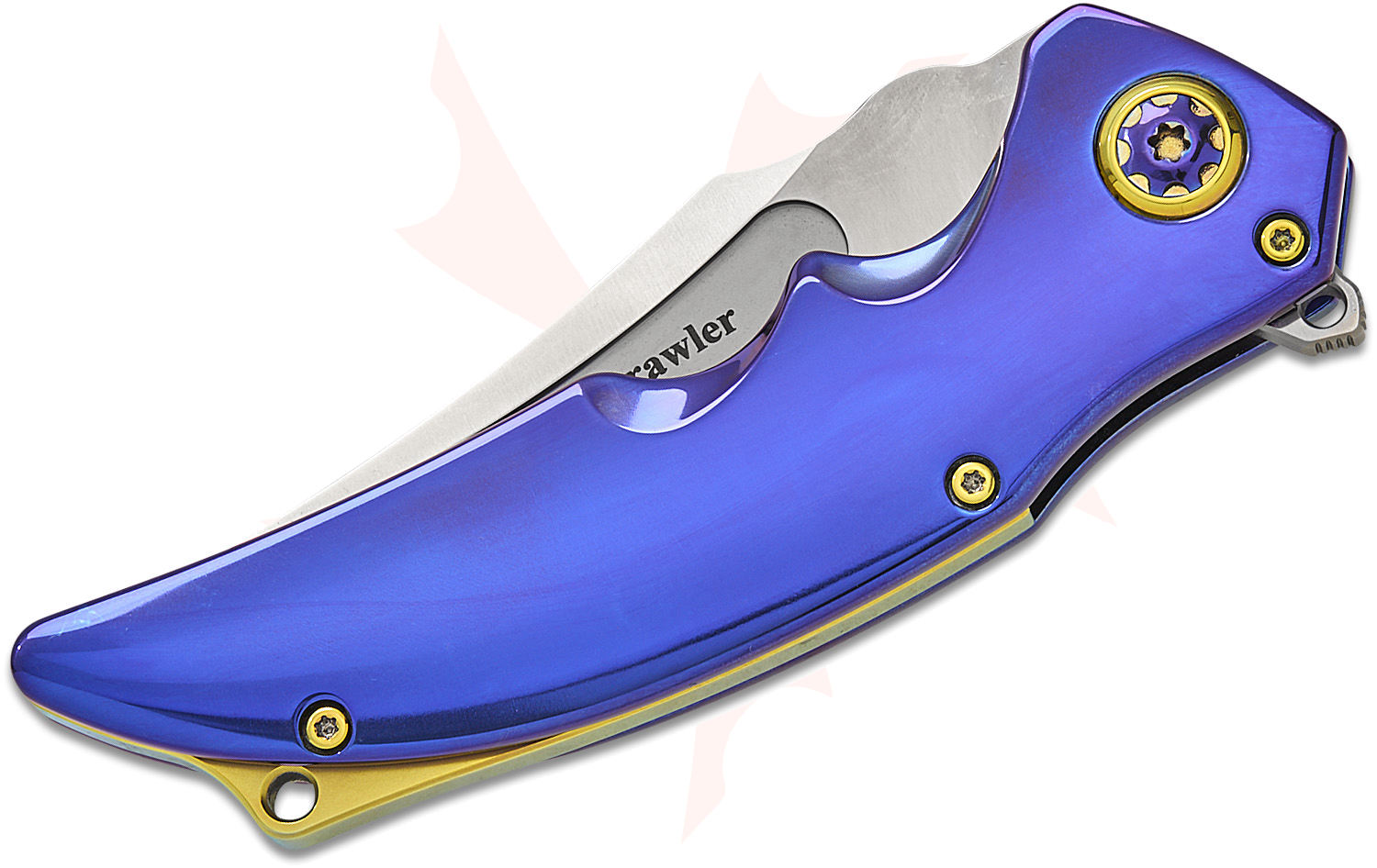 Andre De Villiers Knives Brawler Frame Lock Flipper Knife 3.875" M390 ...