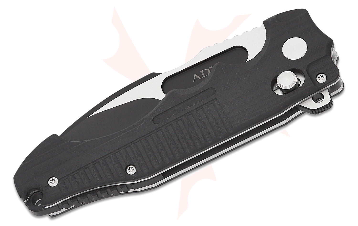 Andre De Villiers Knives Bullshark Crossbar Lock Flipper Knife 4" AUS ...