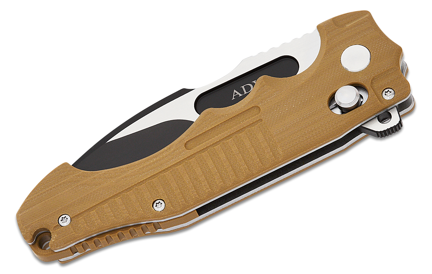 Andre De Villiers Knives Bullshark Crossbar Lock Flipper Knife 4" AUS ...