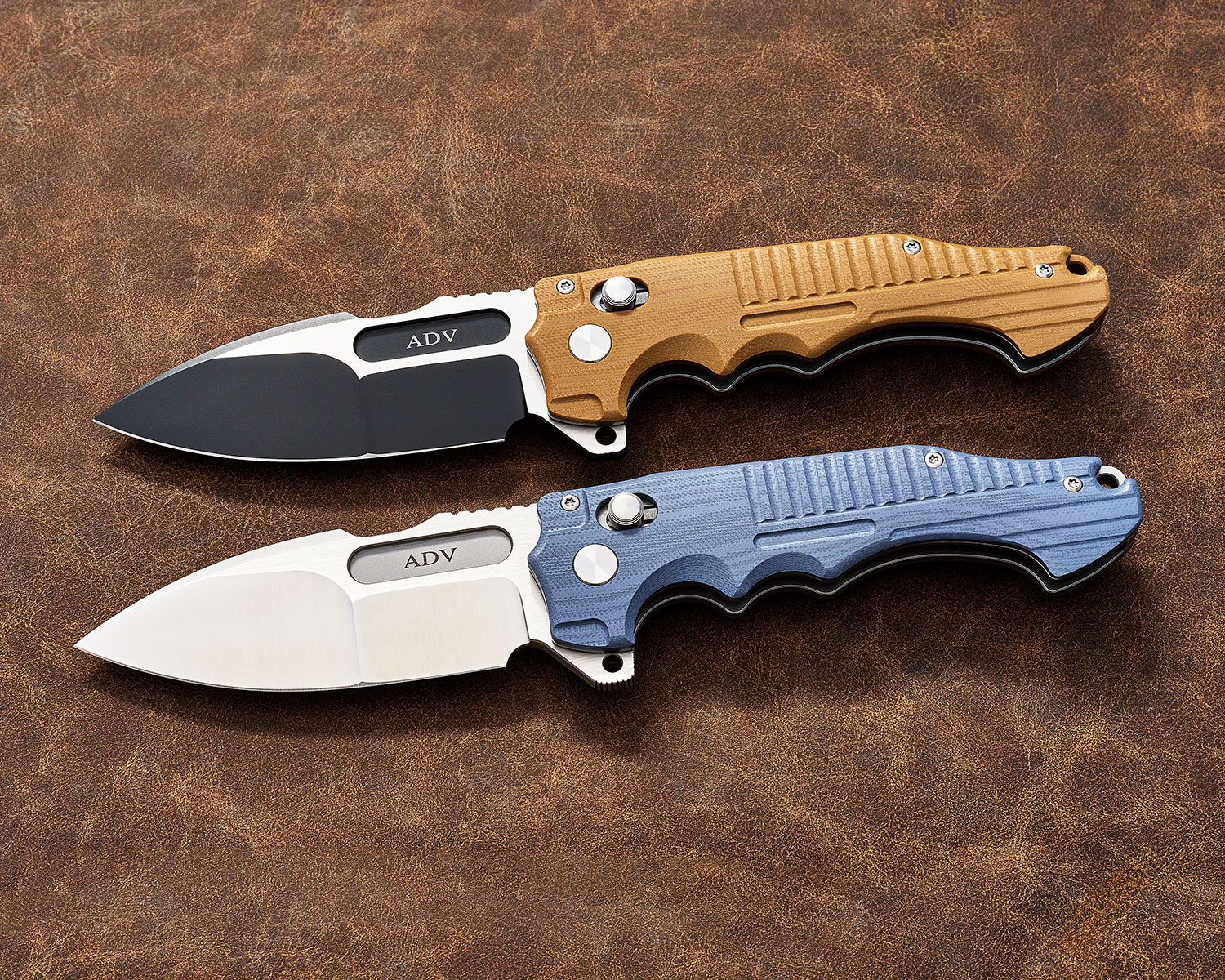 Andre De Villiers Knives Bullshark Crossbar Lock Flipper Knife 4" S35VN ...