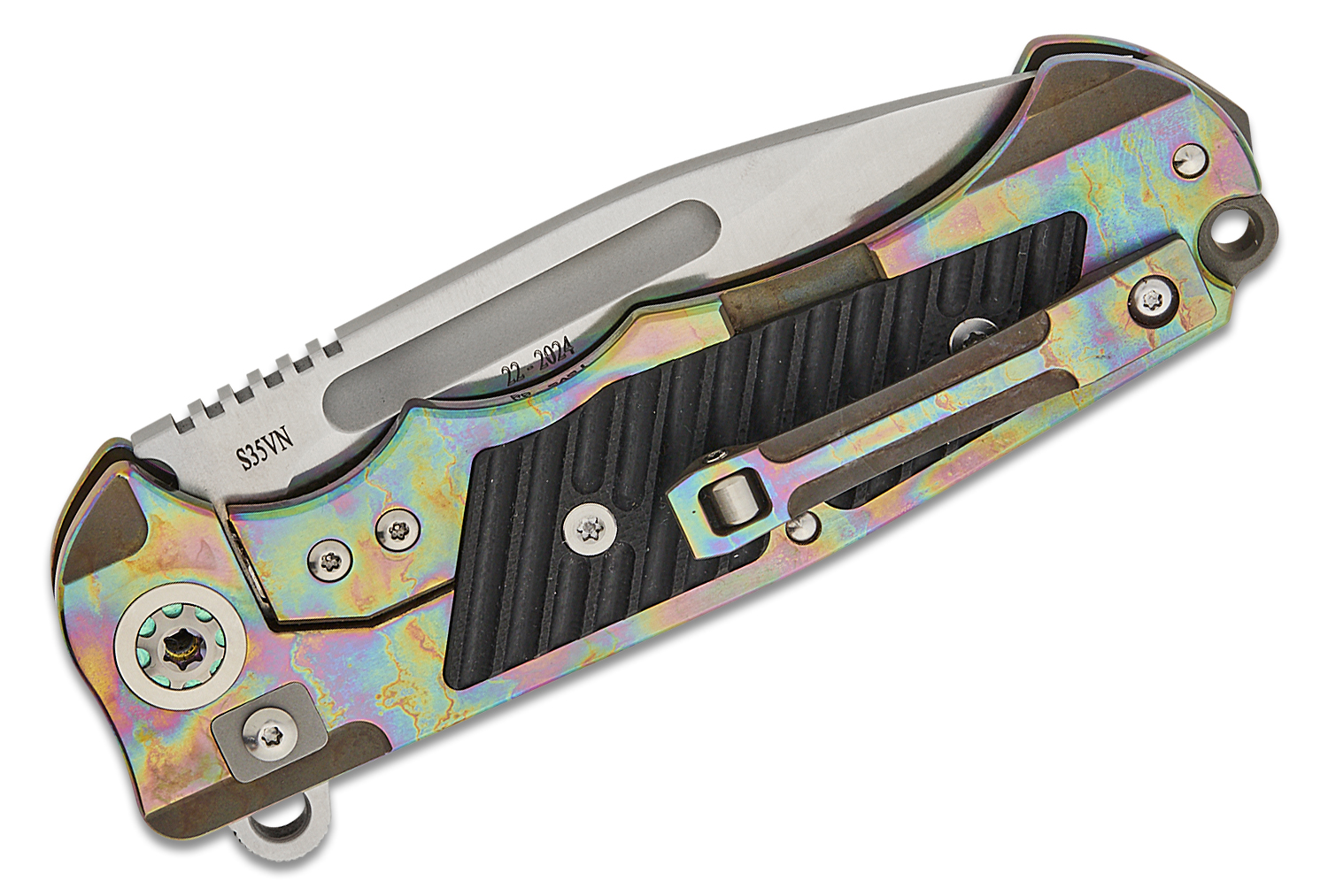 Andre De Villiers Knives Mini Ratel Flipper Knife 3.625" S35VN Satin ...